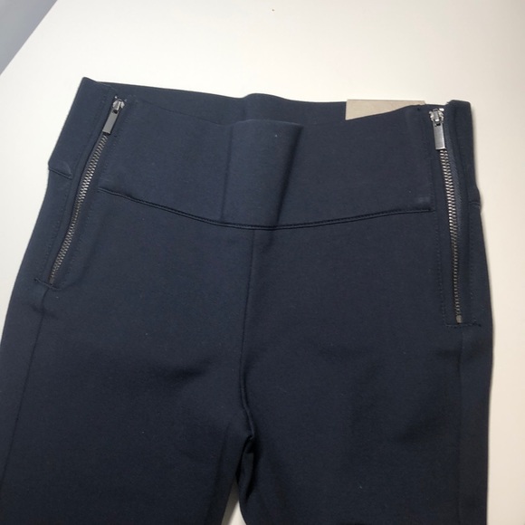 Zara | Pants & Jumpsuits | Navy Blue Double Zipper Pants | Poshmark